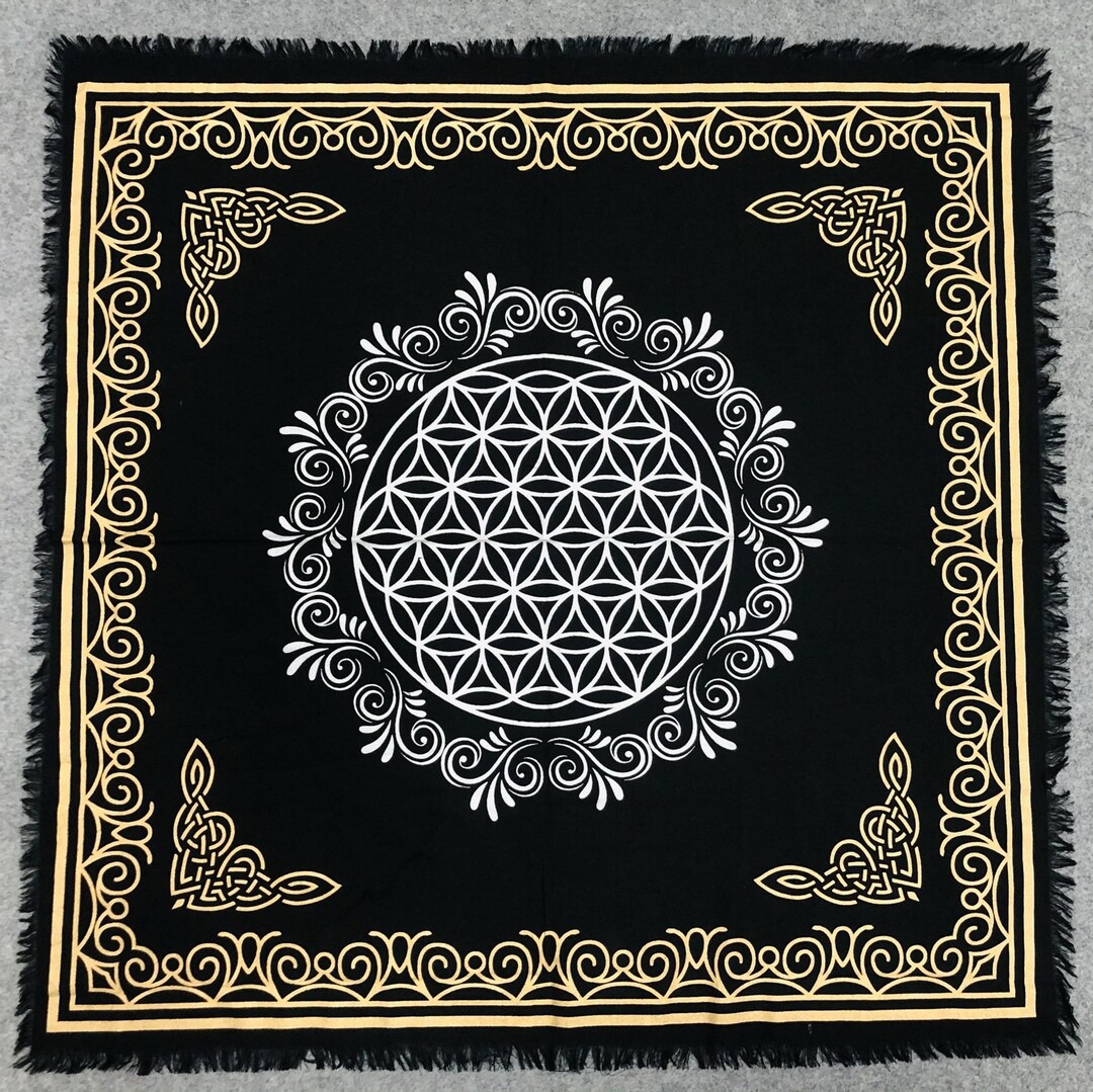 Indian Cotton Alter Cloth, Pagan Altar Cloth, Wiccan Altar Cloth, Tarot ...