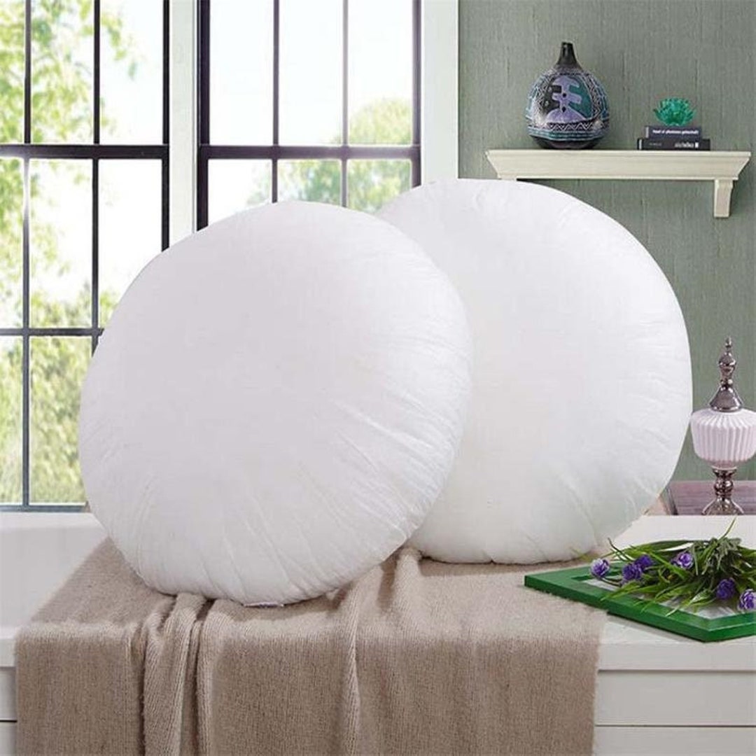 Cushion Filler Round 32 Insert Seating Ottoman Cover Living Room Home ...