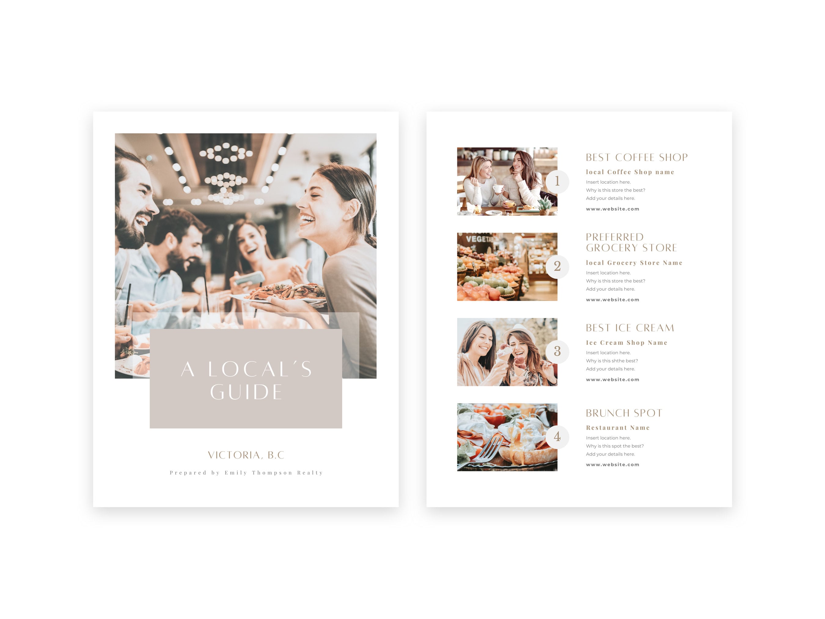 Harper Local's Guide Canva Template for Real Estate - Etsy Canada