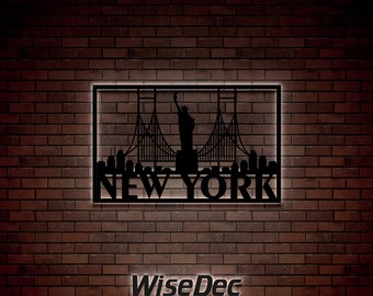 New York Metal Art - Etsy