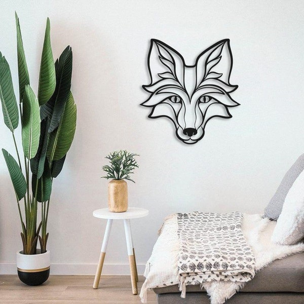 Metal Fox Art - Etsy