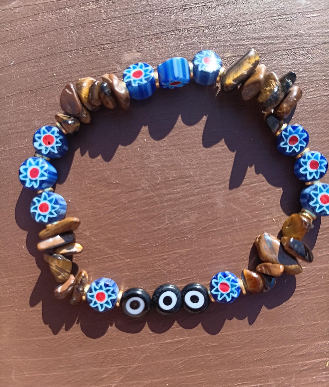 All Seeing Eye Bracelet, Evil Eye Bracelet, Eye Bracelet, Stretch ...