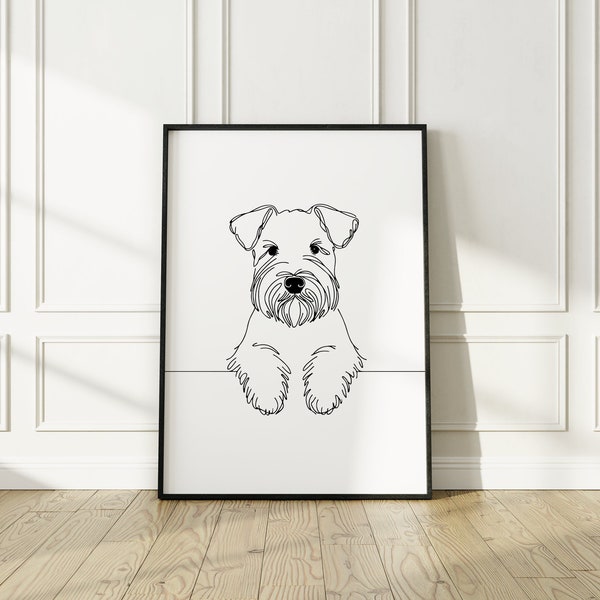 Terrier Print - Etsy
