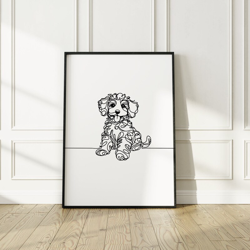 Dog Print - Etsy