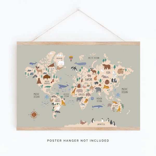 Nursery Map - Etsy
