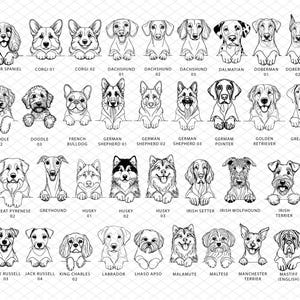 Cockapoo Line Drawing, Line Art Dog Print, Cockapoo Picture, Fun Gift ...