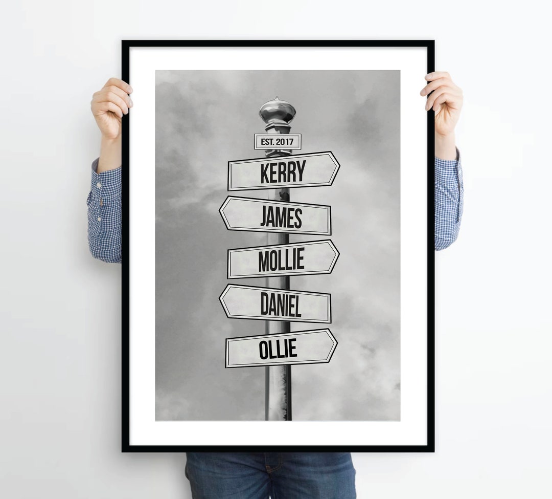 Personalized Street Sign, Digital File, Wall Art, Personalized Canvas ...