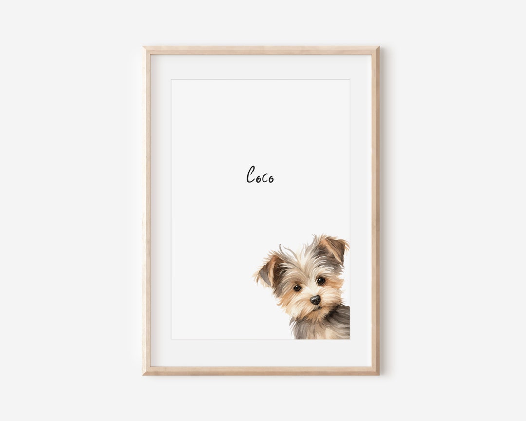 Morkie Print, Dog Drawing Print, Fine Art Dog Print, Morkie Gift ...