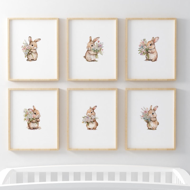 Rabbit Picture - Etsy