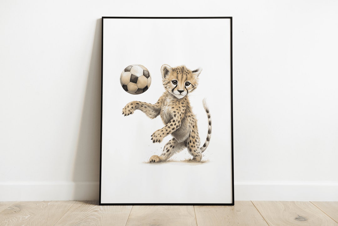 Cheetah Print, Safari Baby Animal Nursery Prints, African Nursery Decor ...