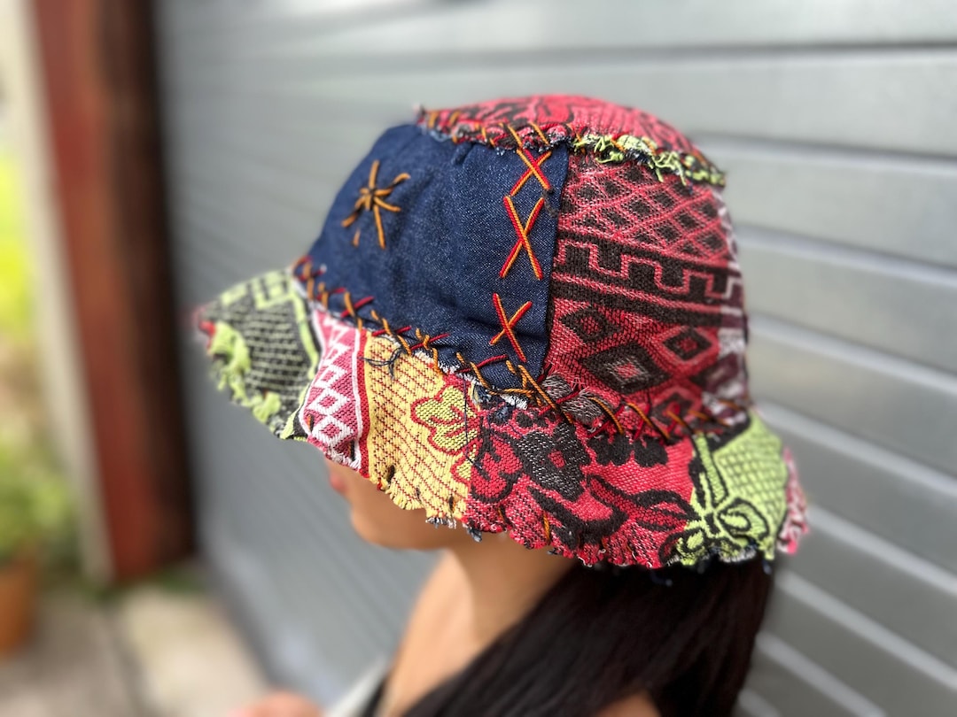 Handmade Fabric Bucket Hat - Etsy