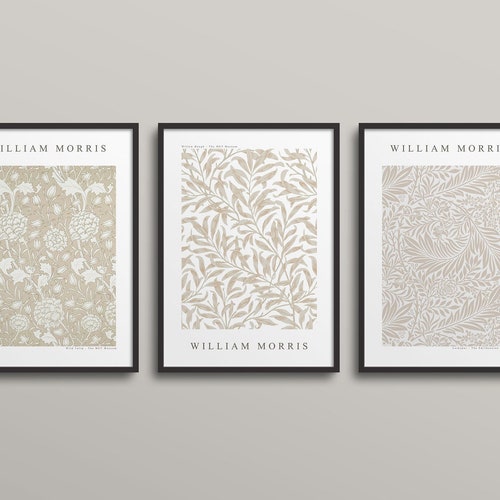 William Morris Prints Gallery Wall Set 6 Vintage Museum - Etsy UK