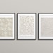 William Morris Neutral Beige Prints, Set of 3, Digital Download ...