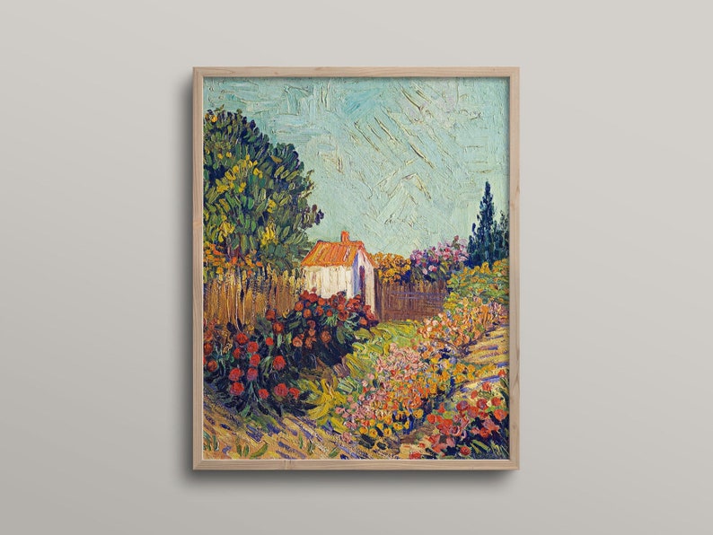 Vintage Vincent Van Gogh Landscape Painting, Digital Download, Summer ...