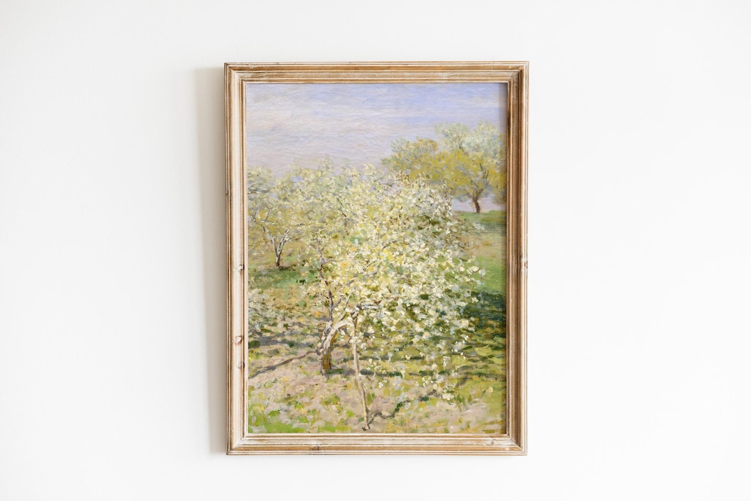 Claude Monet Landscape Painting, DIGITAL DOWNLOAD, Vintage Monet Print ...