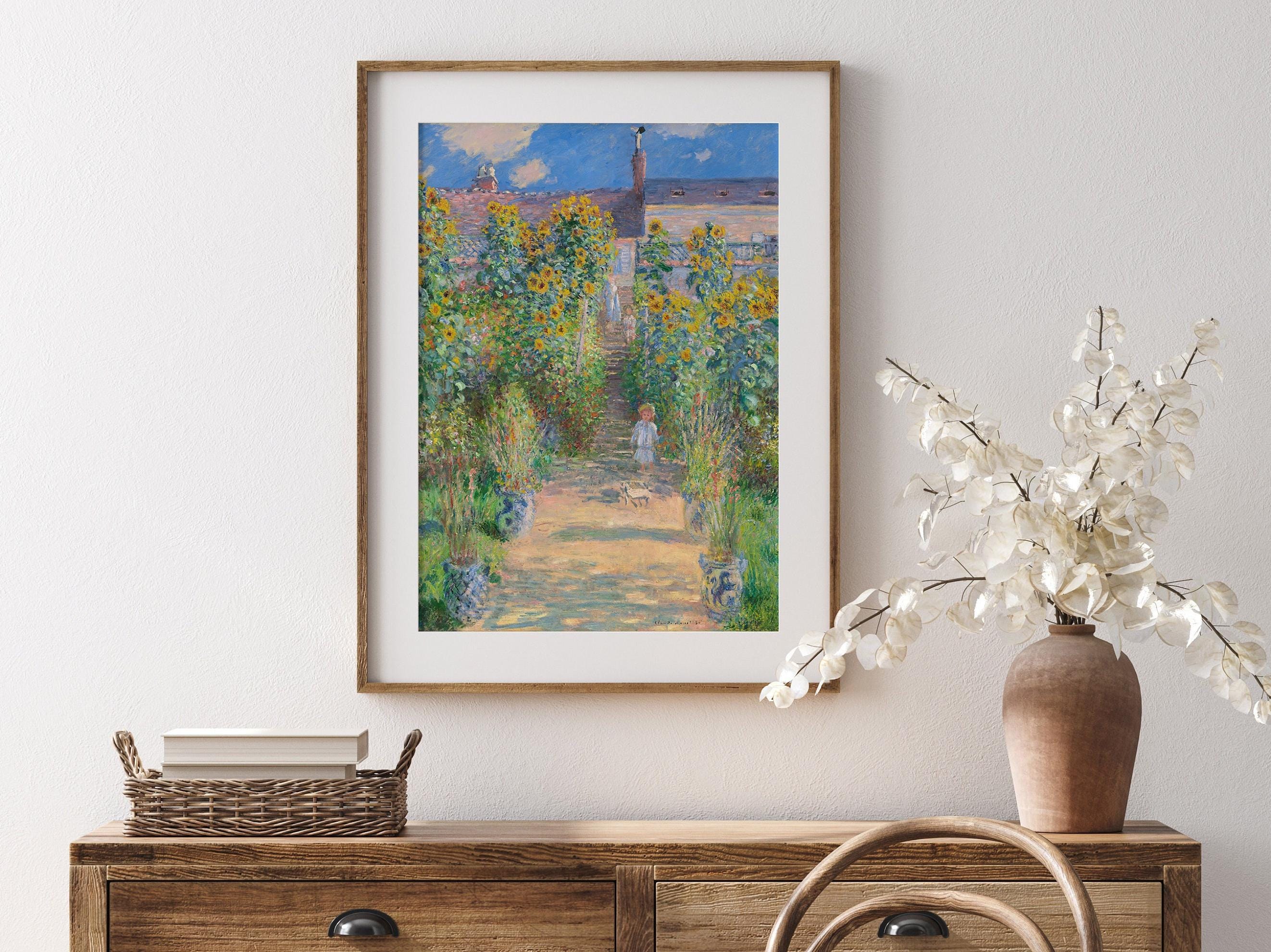 Vintage Claude Monet Landscape Print, Digital Download, the Artist's ...