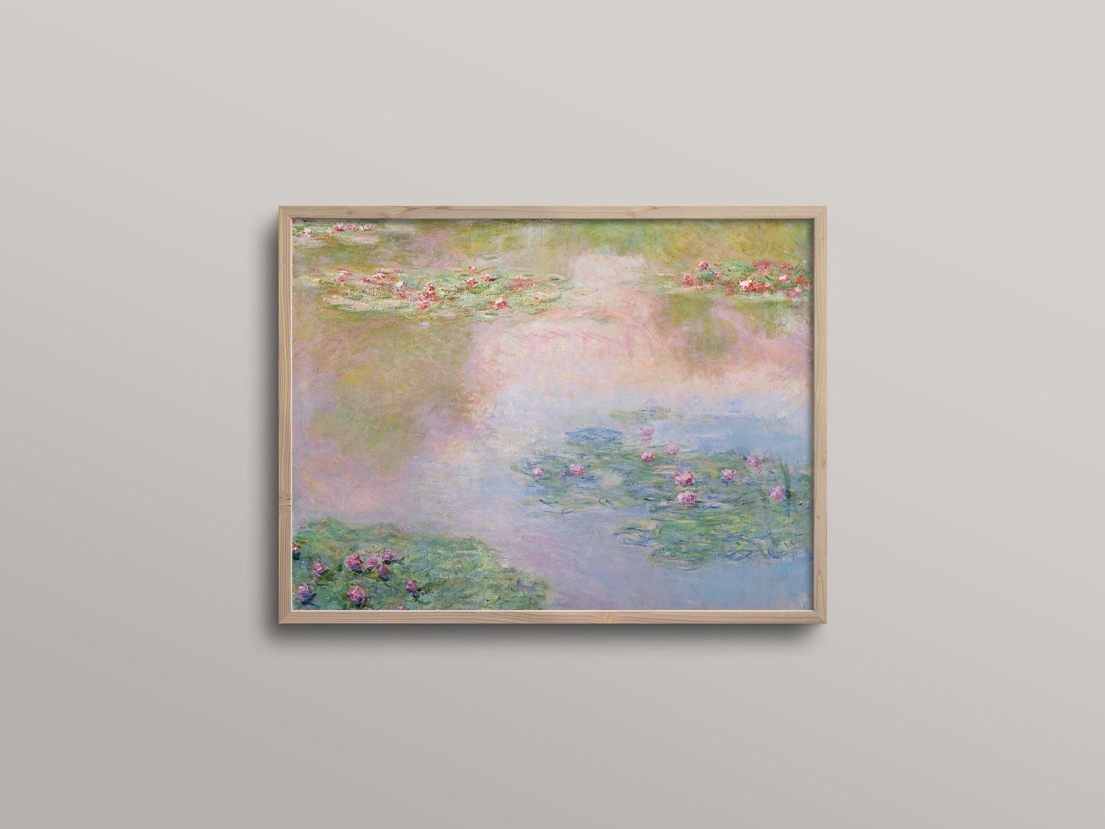 Vintage Claude Monet Water Lilies Print, DIGITAL DOWNLOAD, Famous ...
