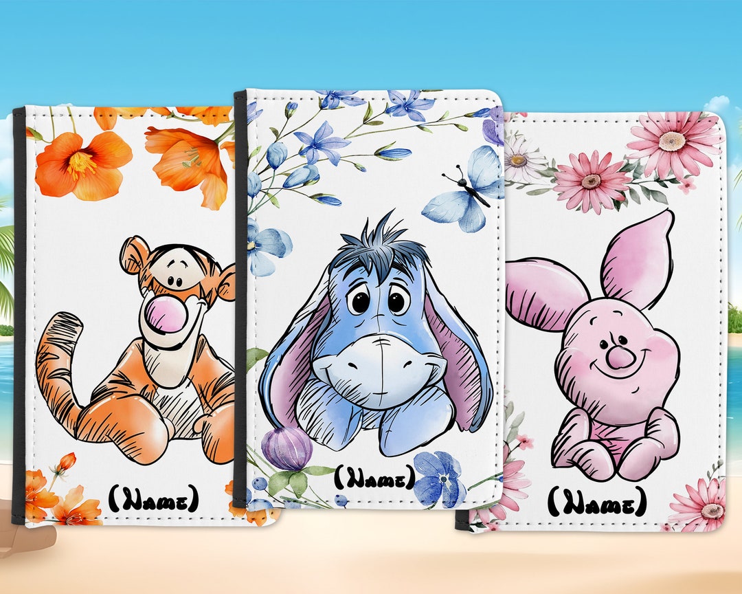 Custom Eeyore, Piglet, Tigger Passport Cover & Luggage Tag Set - Etsy