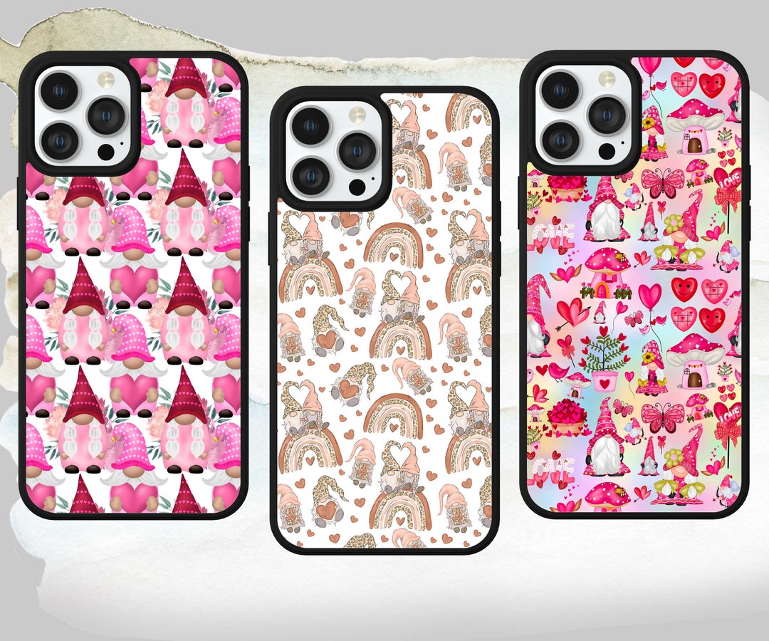 Gnome Gonk Pink Pattern Rainbow Cute Phone Case Cover for Iphone ...