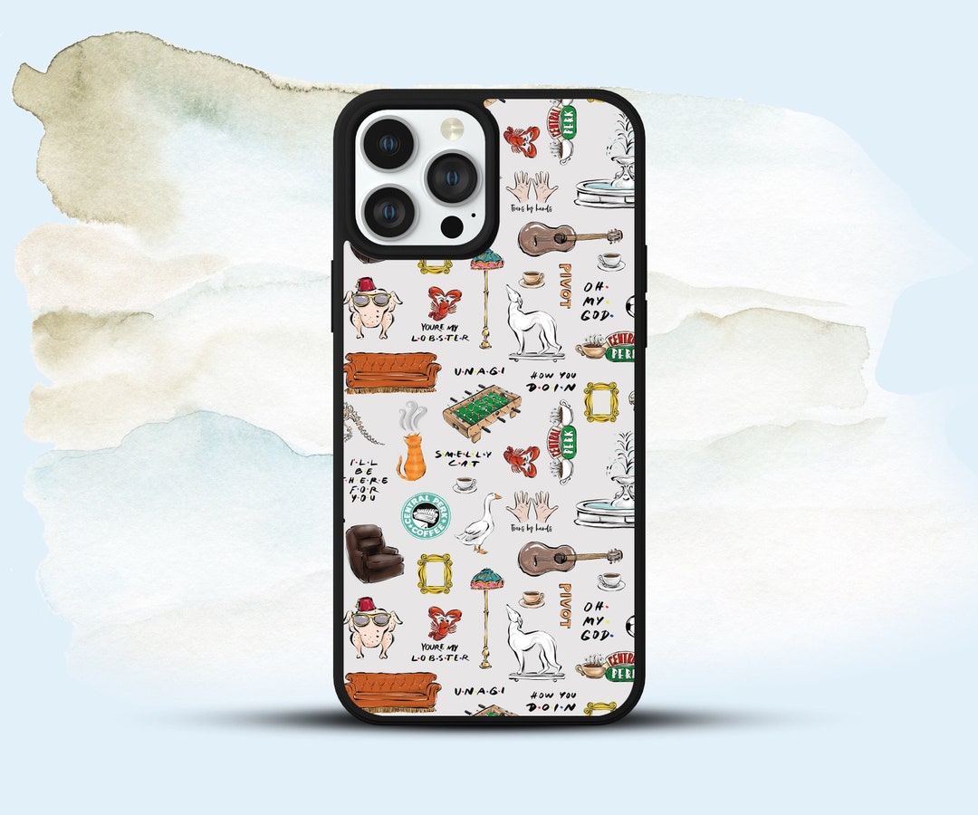 Friends TV Show Phone Case: Pastel Collage Design - Etsy UK