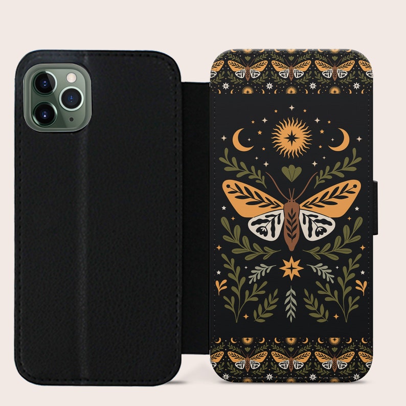 Celestial Sun Moon Stars Magic Planets Phone Case Cover Flip - Etsy UK