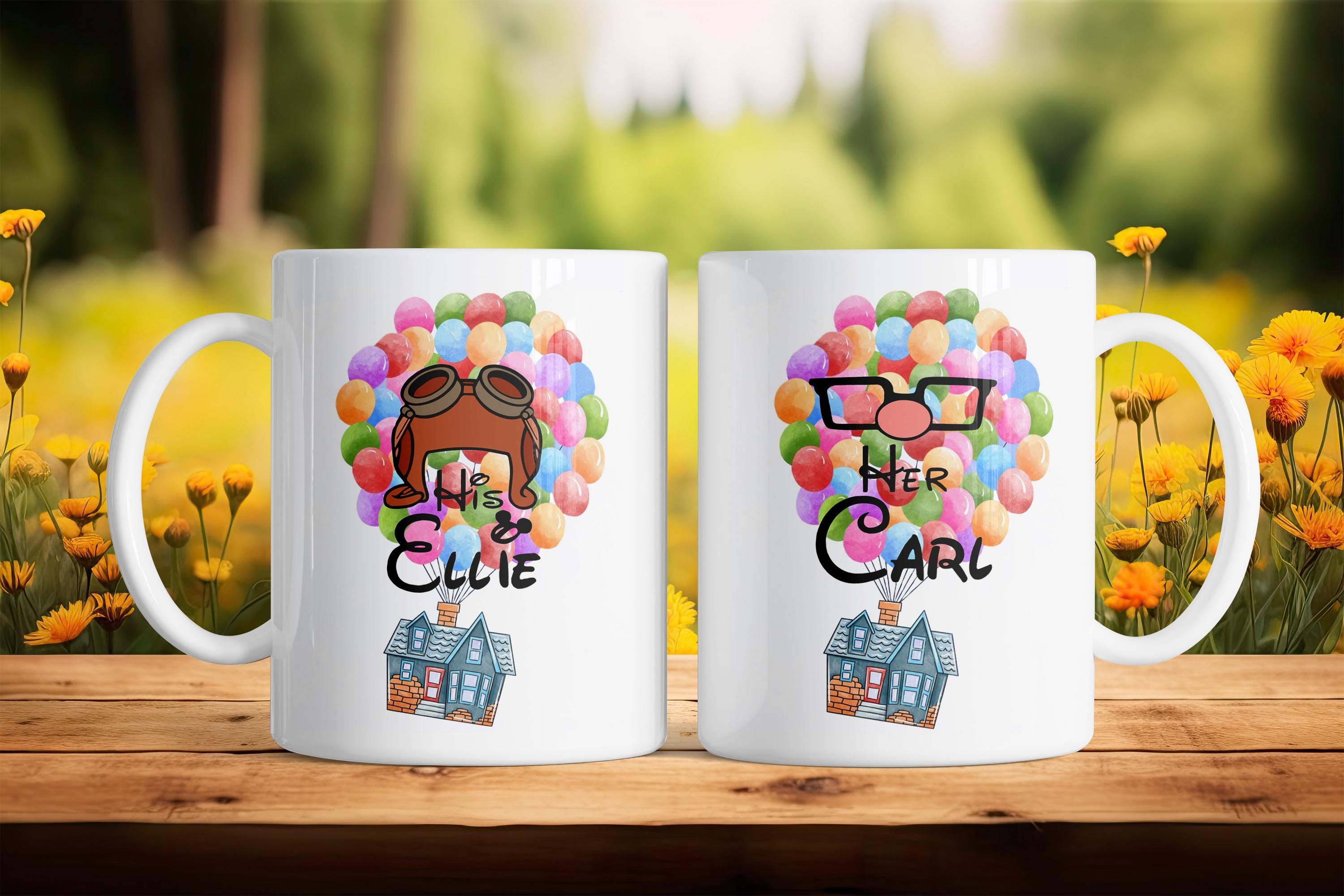 Pixar up Inspired Mug Tea Coffee Mug Gift Coaster Personalised Gift for ...