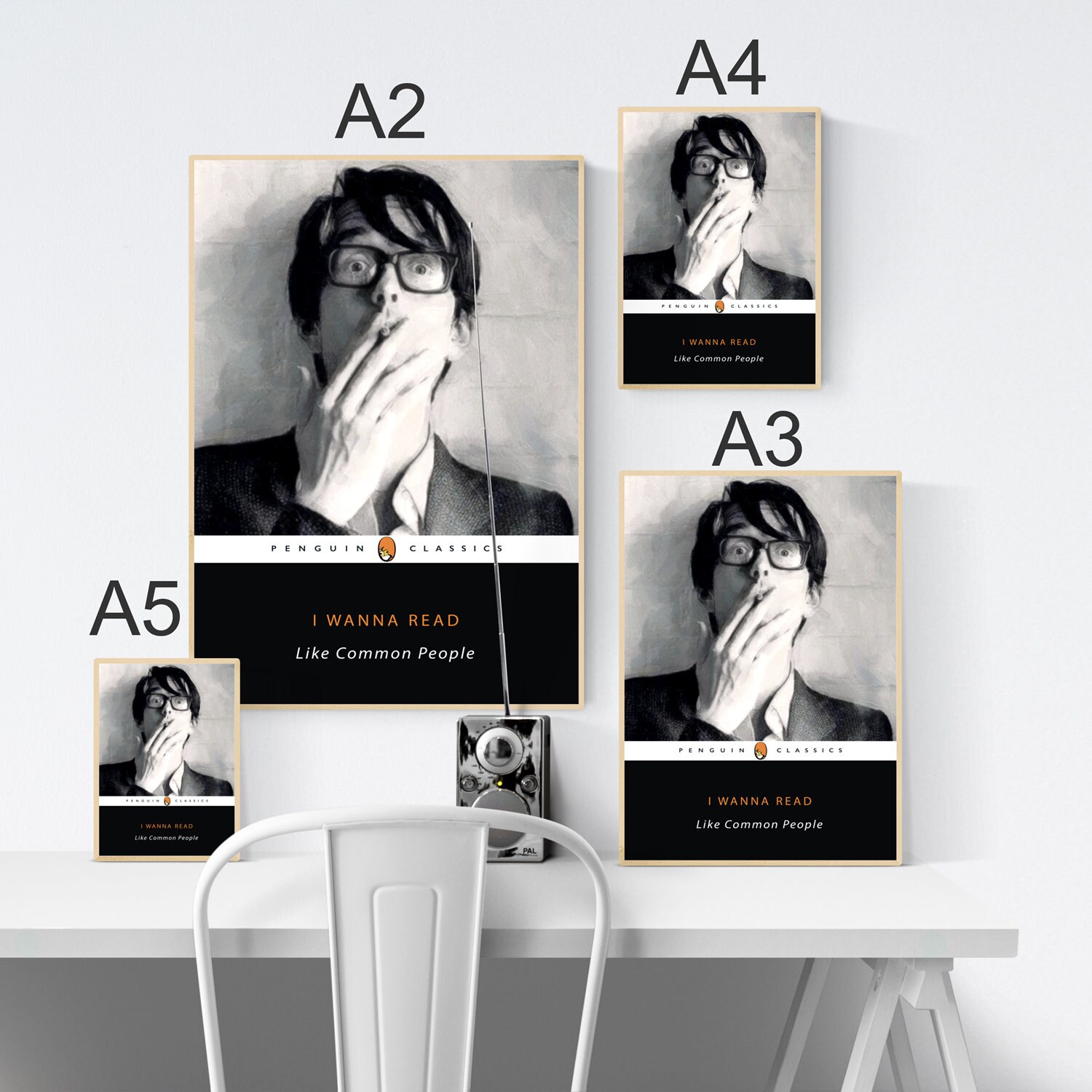 I Wanna Read Like Common People. Pulp Poster. Jarvis Cocker Wall Art ...