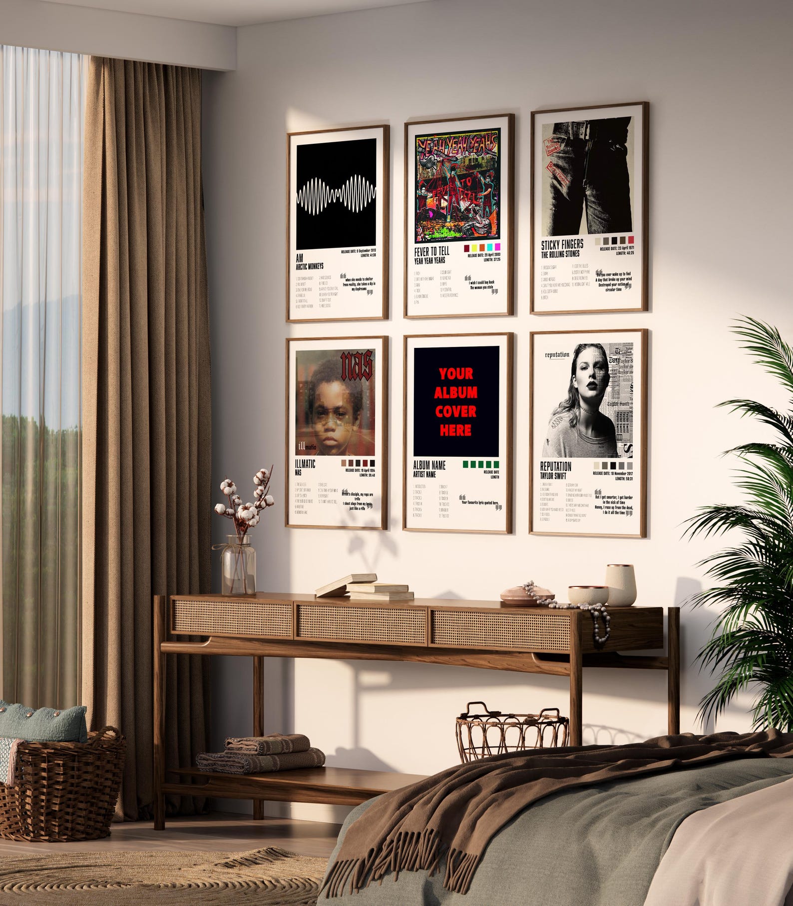 Custom Album Cover Minimalist Wall Poster Music-inspired Art Print ...