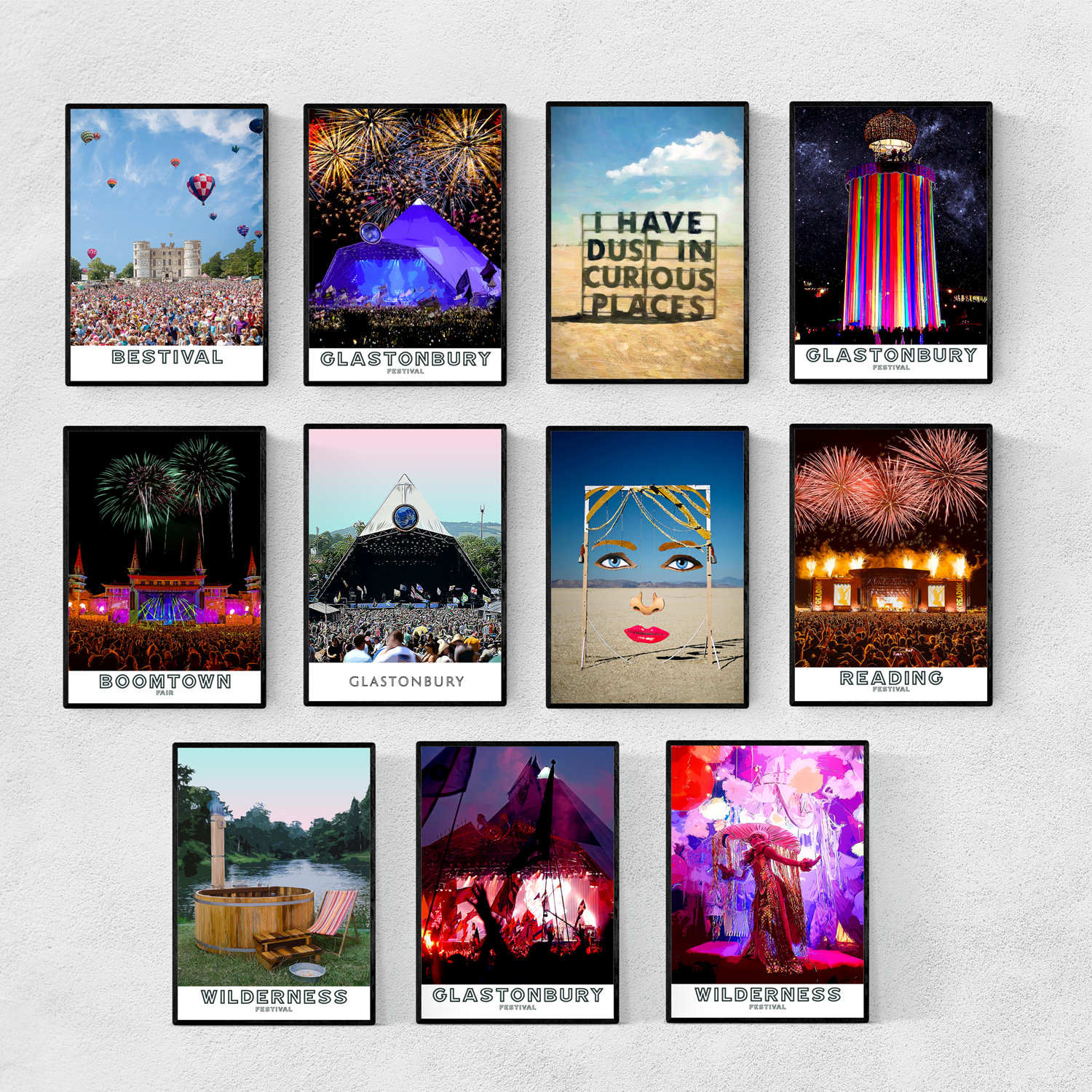 Boomtown Fair Stage With Fireworks Festival Poster - Etsy UK
