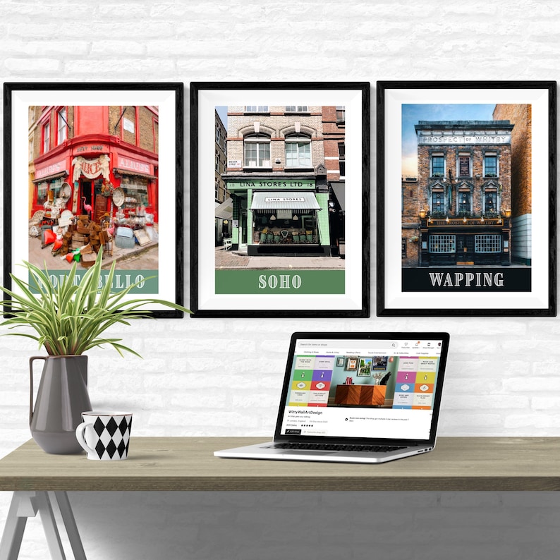 Wapping London Borough Art Print / the Prospect of Whitby Pub - Etsy UK