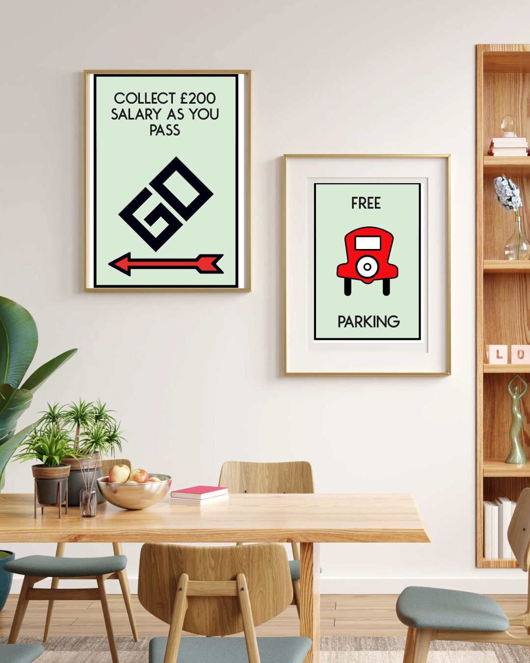 Set of 2 Monopoly Posters - Etsy
