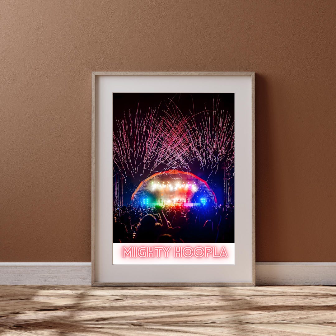 Mighty Hoopla Festival – Stunning Art Print for Music Festival Fans ...