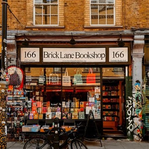 Brick Lane Bookshop Poster – Iconic East London Landmark. Bookshop ...