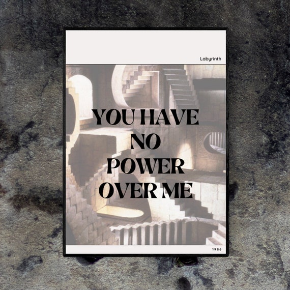 Labyrinth Quotes You Have No Power Over Me