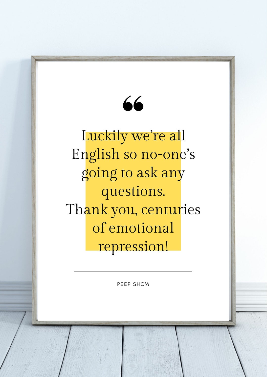 Peep Show Poster. Peep Show Quote. Repressed English Peep Show Funny ...