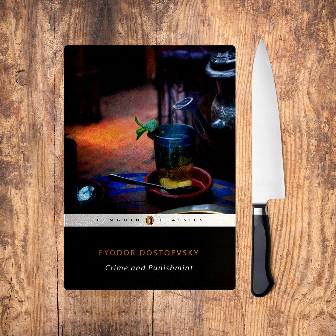 Crime and Punishmint Penguin Cutting Board. Crime and Punishment Fyodor ...