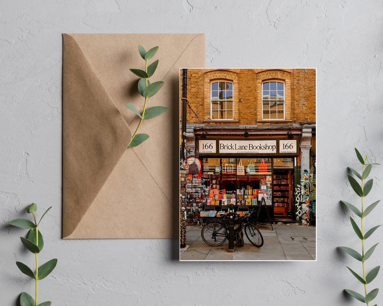 Brick Lane Bookshop Poster – Iconic East London Landmark. Bookshop ...