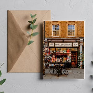 Brick Lane Bookshop Poster – Iconic East London Landmark. Bookshop ...