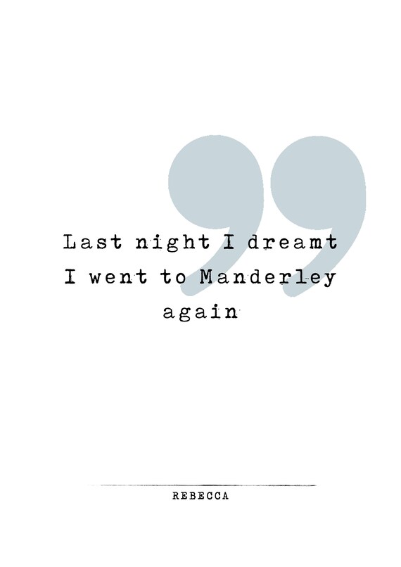 Rebecca Manderley Quotes
