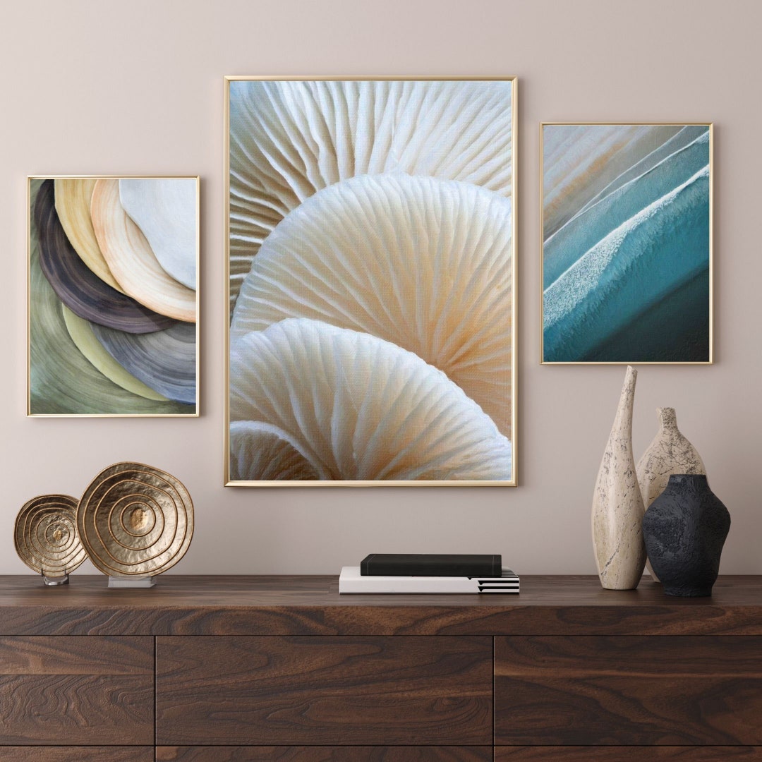 Set of 3 Neutral Nature Prints | Minimalist Boho Wall Decor | Botanical ...