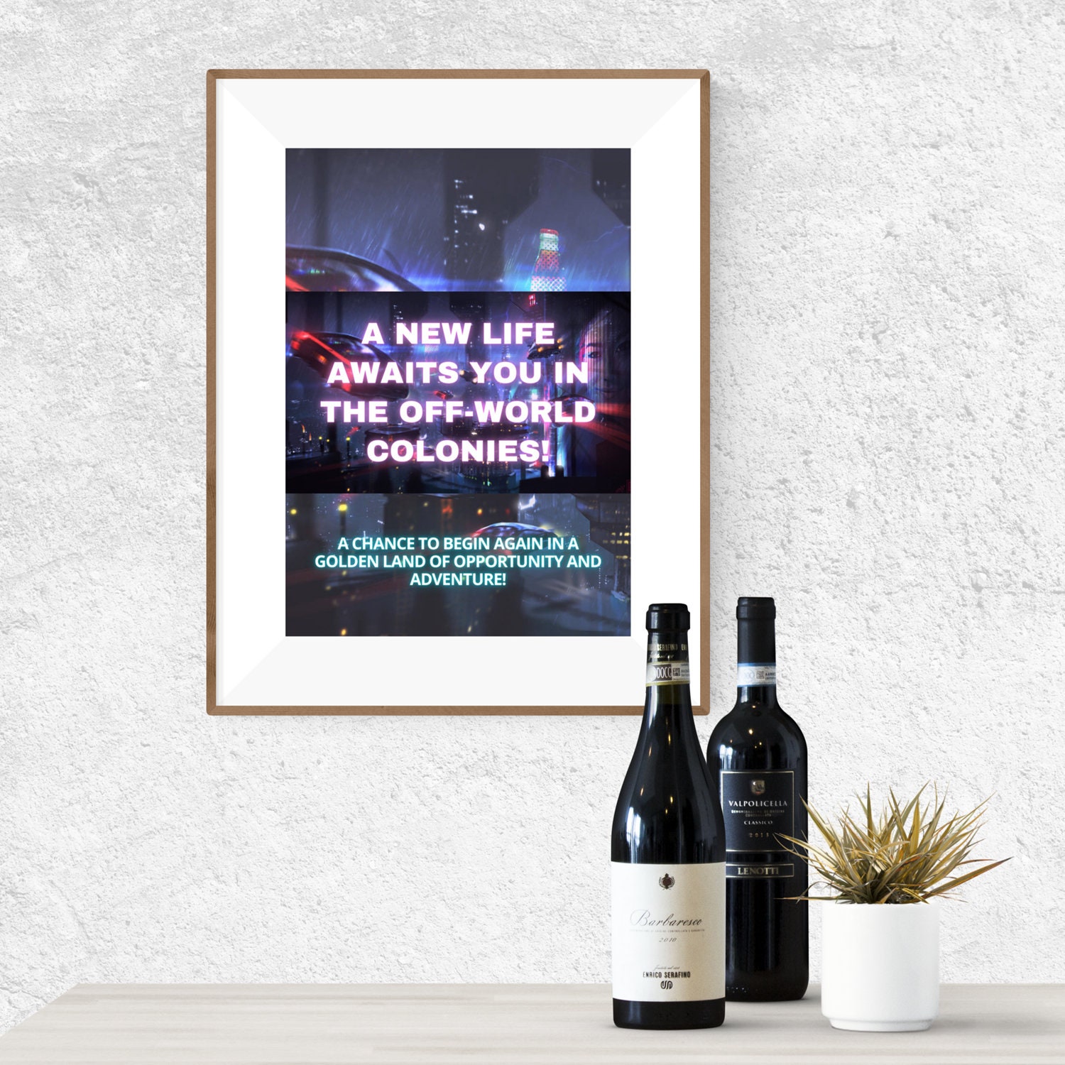 Blade Runner Inspired Poster. Blade Runner Film Quote Art Print. A New ...
