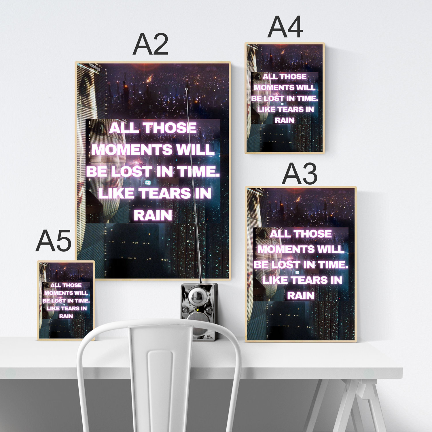 Blade Runner Inspired Poster. Blade Runner Film Quote Art Print. A New ...