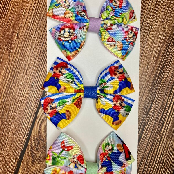 Mario Ribbon - Etsy
