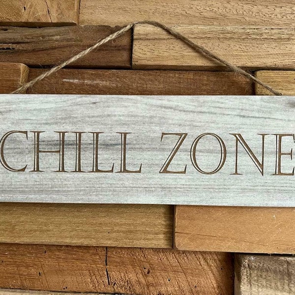 Chill Zone Signs - Etsy