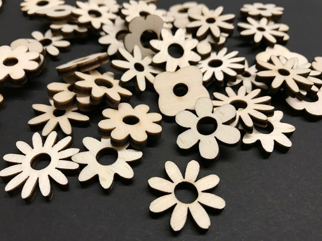 Flower Mix 50 Scatter Decoration Wood Table Decoration Decoration Craft ...