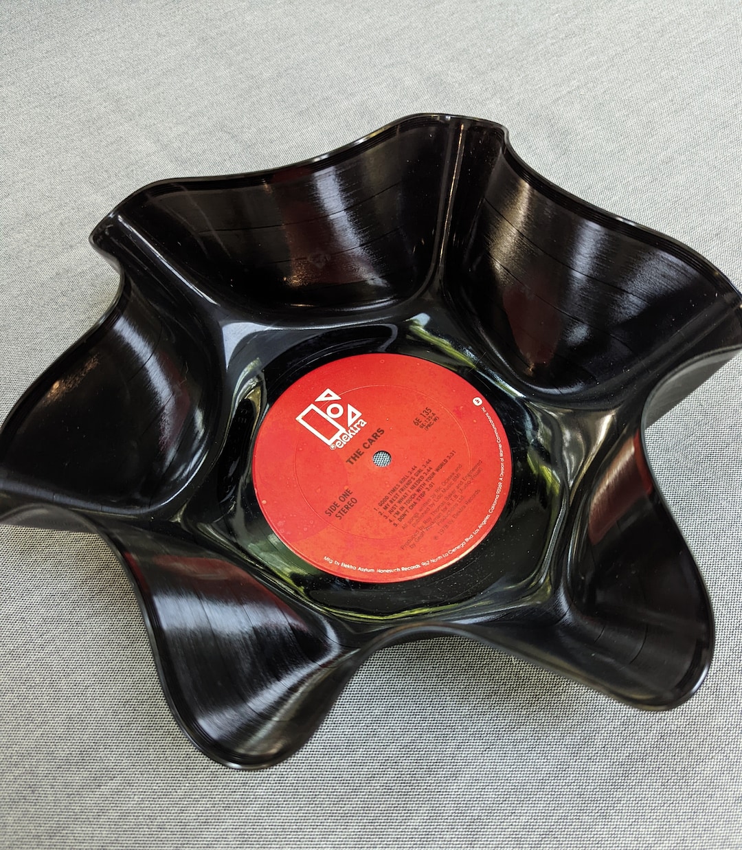 Melted Vinyl Album Bowl - Etsy