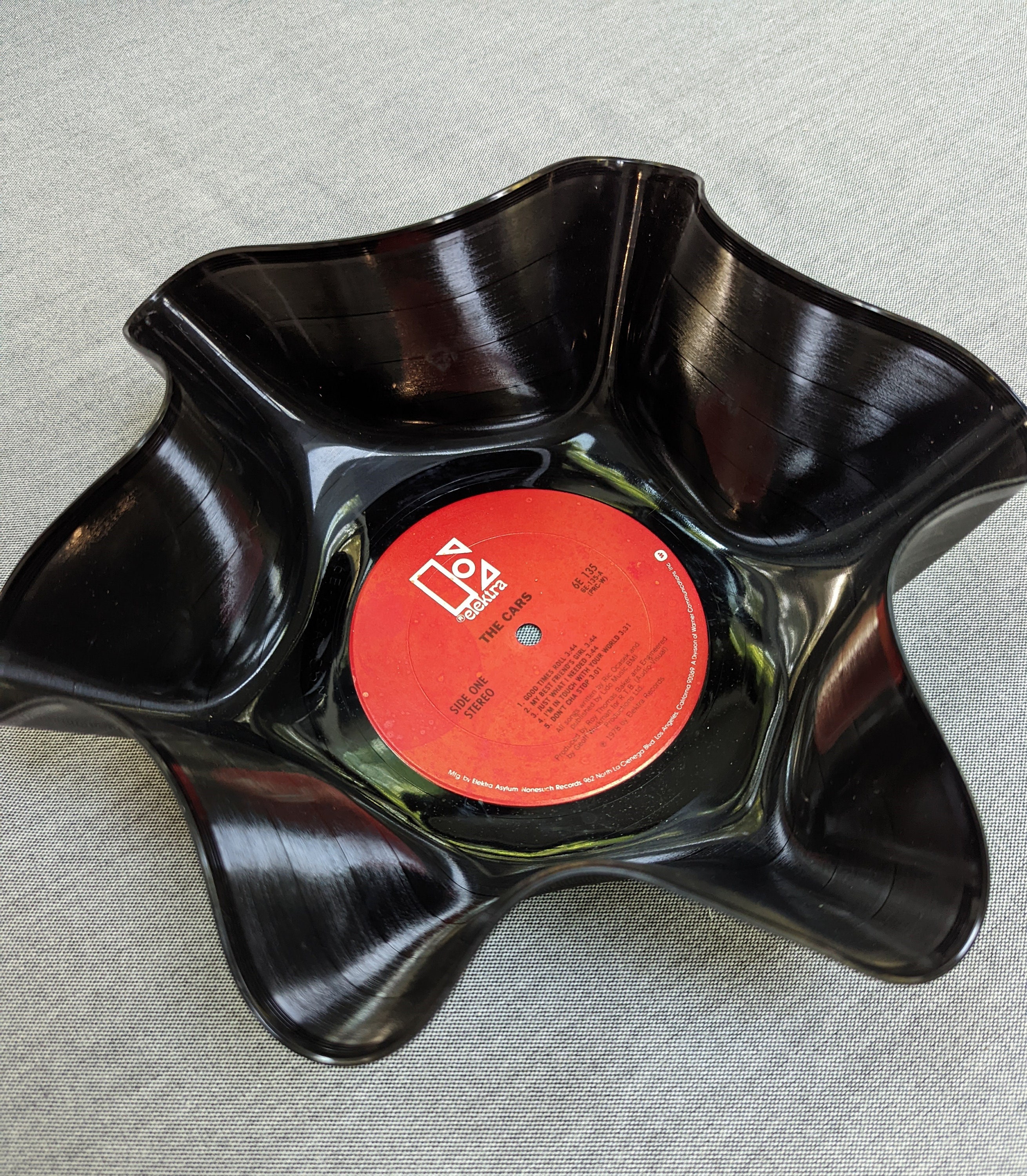 Melted Vinyl Album Bowl - Etsy