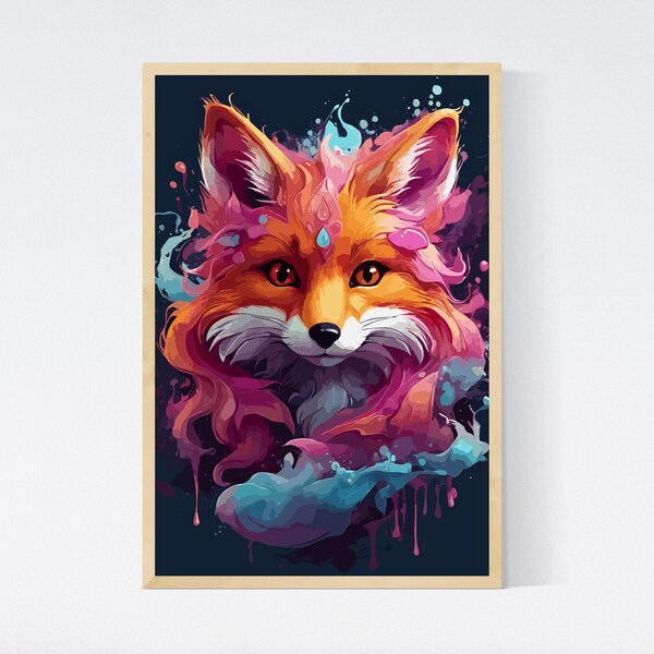 Fox Art - Etsy