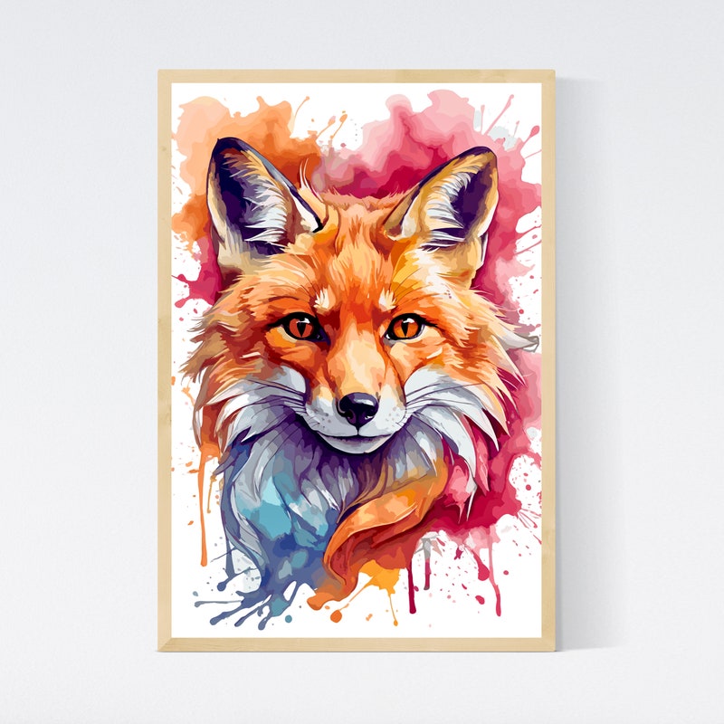 Fox Printable - Etsy