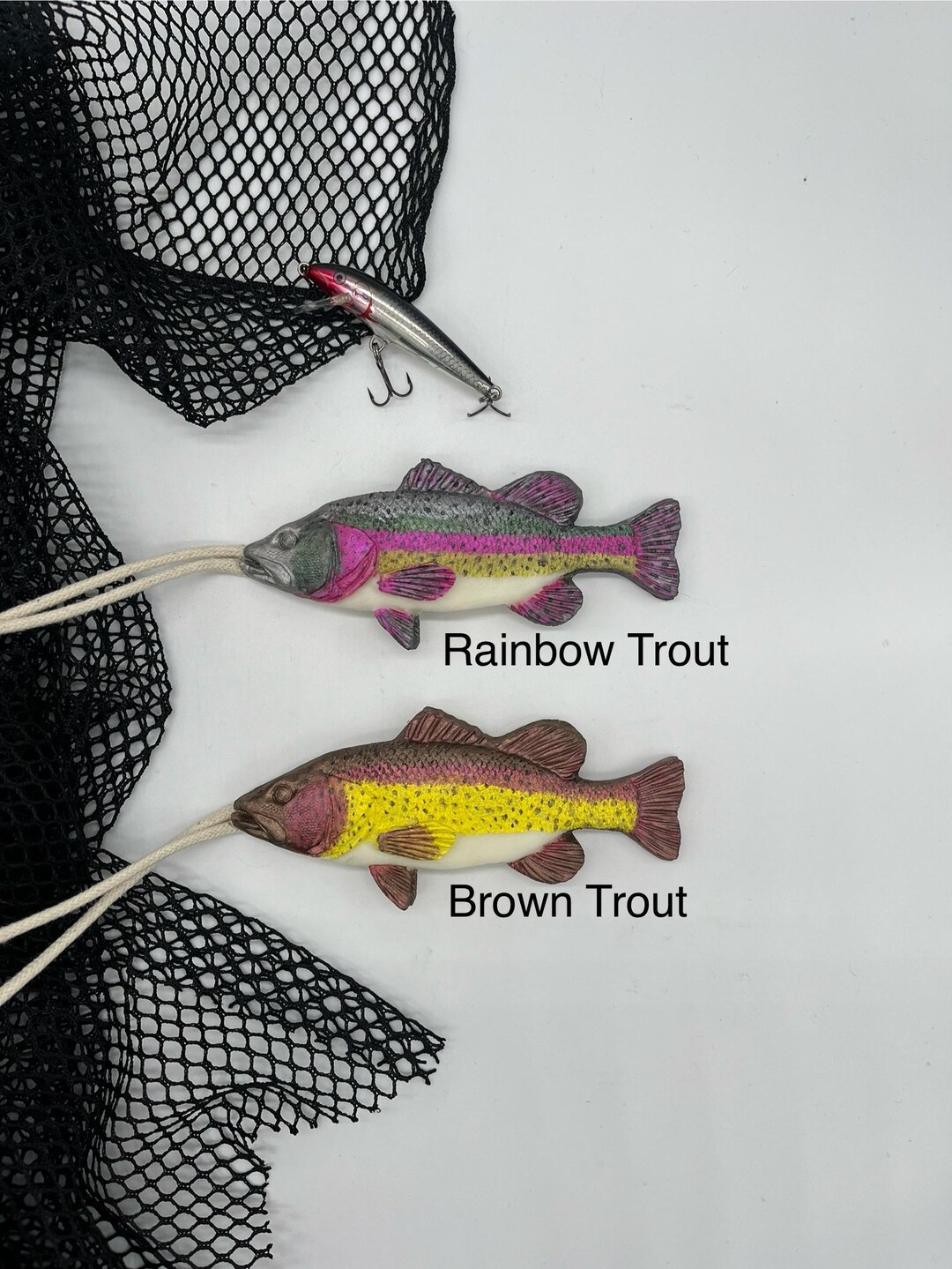 Fish Soap on a Rope Realistic Hand Painted Fun Gift for Outdoorsmen ...